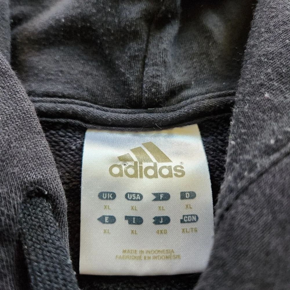 adidas | Shirts | Y2k 0s Adidas Center Logo Hoodie Sz Xl | Poshmark